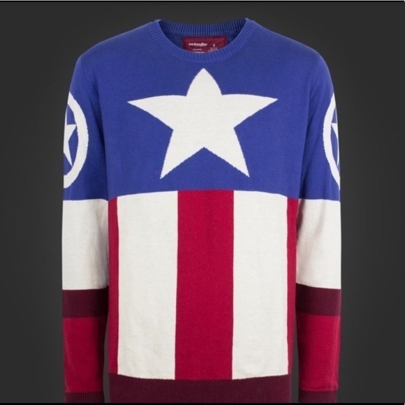 Welovefine | Sweaters | Marvel Captain America Sweater | Poshmark
